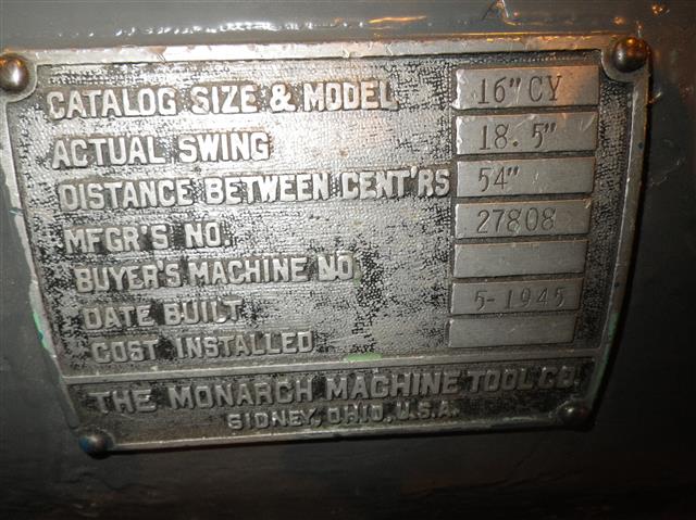 Manufacture: Monarch
