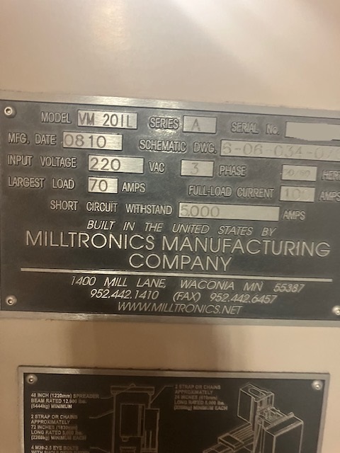 Manufacture: Milltronics